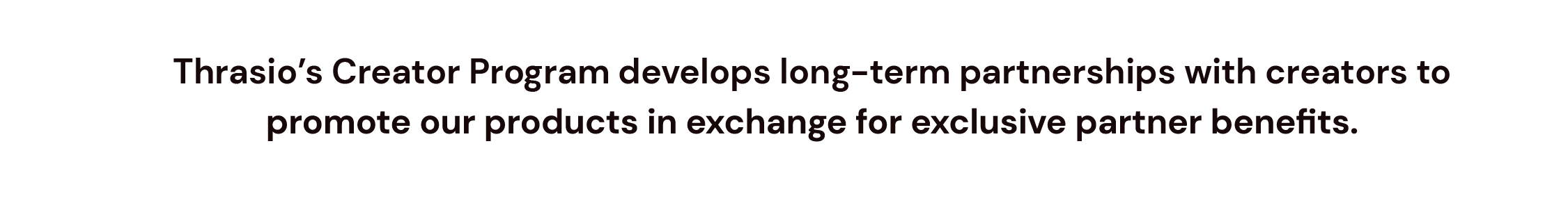 Thrasio Creator Program Overview